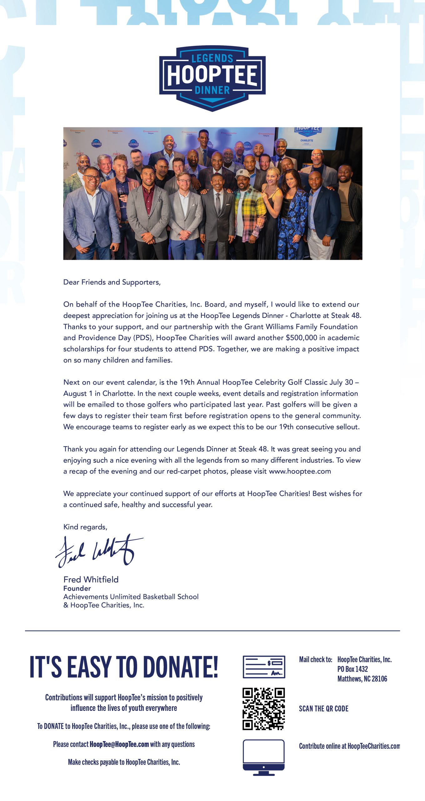 Hooptee Celebrity Golf Classic – 2022